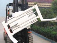 China Class 2 Forklift Truck Attachments 360 Degree Continuous Rotating Fork Clamp for sale