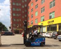 China BYD 2.5 Ton Electric Counterbalance Forklift 4 Wheel 80V 200Ah Lithium Battery for sale