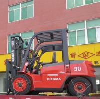 China XGMA 3000kg Diesel Forklift with 3m Lifting Height and High Strength Overhead Guard for sale
