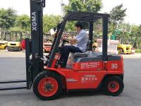 China XGMA CPD30 Diesel Forklift 3500kg Capacity 3000mm Lifting Height Solid Tire for sale