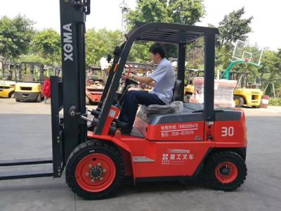 China XGMA CPD30 Diesel Forklift 3500kg Capacity 3000mm Lifting Height Solid Tire for sale
