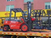 China XGMA 3 Ton Diesel Forklift Manual Fork Truck 3500kg Capacity Long Service Life for sale
