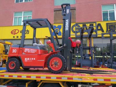 China XGMA 3 Ton Diesel Forklift Manual Fork Truck 3500kg Capacity Long Service Life for sale