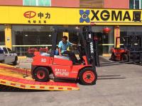 China XGMA CPD30 3.5 Ton Diesel Forklift 3000mm Lifting Height Powerful Engine for sale