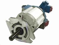 China Aluminium Hydraulic Pump for Mitsubishi S4S Engine Forklift Truck Components 21cc for sale