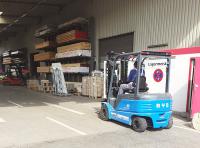 China BYD 2500kg Electric Forklift Truck 3150mm Overall Length Lithium Battery for sale