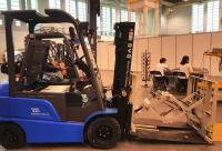 China BYD CPD25 2.5 Ton Electric Counterbalance Forklift 3m Lifting Height AC Drive for sale