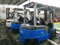 China BYD 3.5T Electric Counterbalance Forklift Truck 80V 200Ah Pneumatic Tyres Long Life for sale