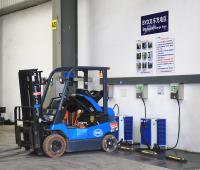 China BYD 3.5T Electric Counterbalance Forklift Truck 80V 200Ah Pneumatic Tyres Long Life for sale