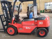 China 3 Ton Diesel Counterbalance Forklift 3000mm Lifting Height Energy Saving Container Mast for sale