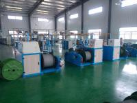 China High Speed PVC Plastic Wire Extruder ,  140kg/h Cable Manufacturing Machine for sale