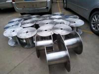 China 15kg Cable Bobbin 300mm Flat Steel Reels For Wire Drawing Machine for sale