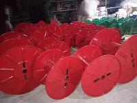China 15kg Cable Bobbin 300mm Flat Steel Reels For Wire Drawing Machine for sale