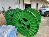 China Green 1250 Cable Bobbin Iron Tool Corrugated Bobbin Drum for sale