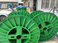 China 80kg Metal Cable Drum , Steel Corrugated Bobbin 1250mm For Strand Walking Reel for sale