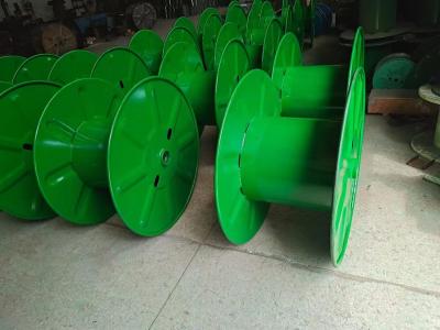 China Double Layers Cable Bobbin 500mm 630mm Iron Punching Steel Bobbin For 630 Buncher for sale