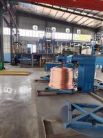 China Continuous 8-17mm Copper Upcast Machine 2000 Tons For Cable 1.5 2.5 for sale
