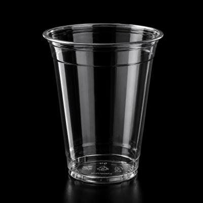China Large Opening 20oz PET Beverage Cups 98mm Disposable Cup For Bubble Tea And Juice for sale