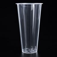 China 700ml 90mm High Transparency PP Plastic Cups Custom Printing for Cold Beverages for sale