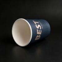 China Heat Protection Double Layer Paper Cup Customized Logo For Coffee Tea Hot Beverages for sale