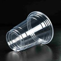 China OEM 16oz PET Bubble Tea Cups Disposable with 98mm Wide Mouth for Boba Cold Drinks for sale