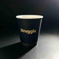 China Custom Branded Disposable Coffee Cups Double Wall Logo Printing For Hot Beverages for sale