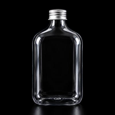 China Custom Logo Clear PET Plastic Jars For Drinks Packaging And Storage for sale