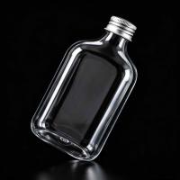 China Custom Logo Clear PET Plastic Jars For Drinks Packaging And Storage for sale