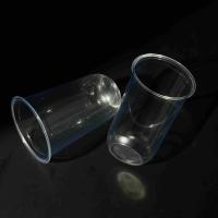 China 90mm 16oz PET Cups Clear 500ml Capacity Disposable Plastic Cups For Cold Drinks for sale