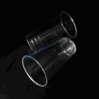 China High Clarity PET 24oz 98mm Bubble Tea Cups Customized Printing for Large Cold Drinks for sale