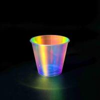 China Custom Logo 90mm PP 280ml IML Plastic Cups Metallic Effects for Beverage Packaging for sale