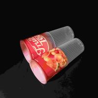 China Colored 90mm 500ml PP Torch Cups With In Mold Labeling For Beverage Packaging for sale