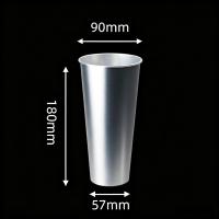 China 700ml IML Plastic Cups Metallic PP In Mold Label Cups for Jumbo Signature Drinks for sale