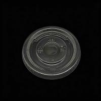 China Anti Spill 90mm PET Direct Drinking Lids for Iced Tea Coffee and Cold Takeaway Cups for sale
