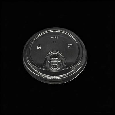 China Secure Seal Direct Drinking PET Cup Lids 98mm Diameter For Cold Beverage Cups for sale