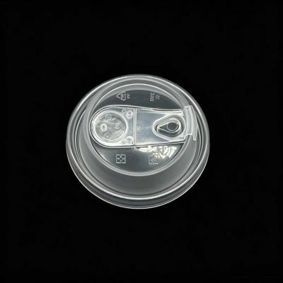 China Split Function Multi Purpose PP Cup Lids 90mm For Tea And Takeaway Drink Packaging for sale