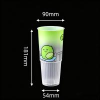 China Custom Branded Plastic Cups 90mm Tall PP Torch Cups For Beverage Service 700ml for sale