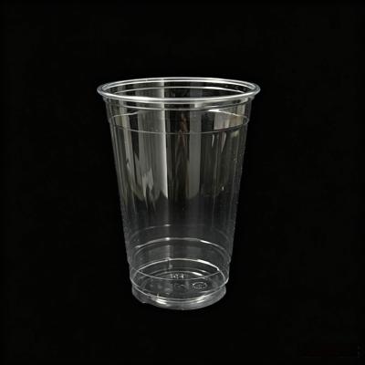 China OEM Logo 14oz 460ml Compostable PLA Cups 90mm Rim Cold Drink Cups Eco Packaging for sale