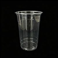 China 95mm PET 16oz Clear Cold Drink Cups For Bubble Tea And Custom Beverage Packaging for sale