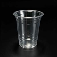 China Custom Printing 14oz 450ml PLA Clear Cups With 98mm Rim For Cafe Takeaway Drinks for sale