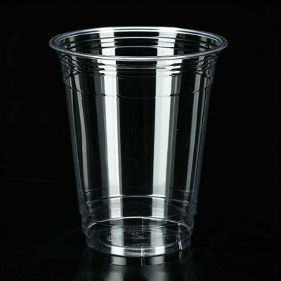 China 500ml Clear 16oz Compostable Cold Cups Leak Resistant For Juice And Takeaway Drinks for sale