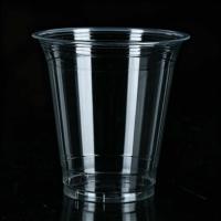 China OEM 95mm Wide Opening 12oz 410ml PLA Clear Cups For Fruit Tea And Cold Beverages for sale