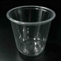 China 90mm U Shaped Rim 10oz 300ml PLA Compostable Cups for Juice Iced Coffee Drinks for sale