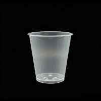 China 90mm 330ml Clear Polypropylene Cups High Legged Injection Molded Cups for Cold Drinks for sale