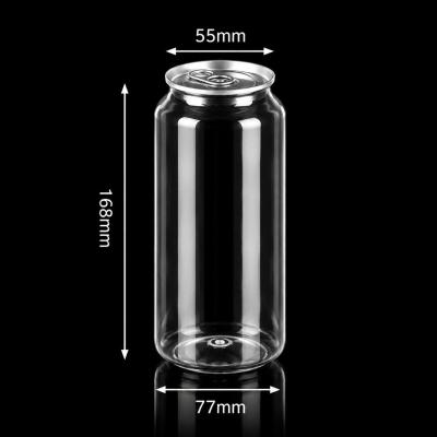 China OEM Brand Cold Drink PET Bottle 55mm 700ml Clear PET Bottle For Oversized Beverages for sale