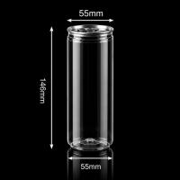 China OEM 55mm 330ml RTD Empty PET Plastic Juice Bottles For Convenience Retail Drinks for sale