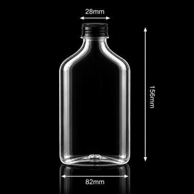 China 28mm Neck Wide Body PET Screw Cap Bottles 350ml Capacity For Branded Drinks for sale
