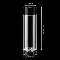 China Easy to Open PET Beverage Bottle 44mm 300ml with Plastic Screw Cap for RTD Packaging for sale