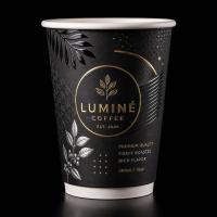China 500ml Multi Finish Custom Paper Cups with Spot UV / Embossing / Textured Effects for sale
