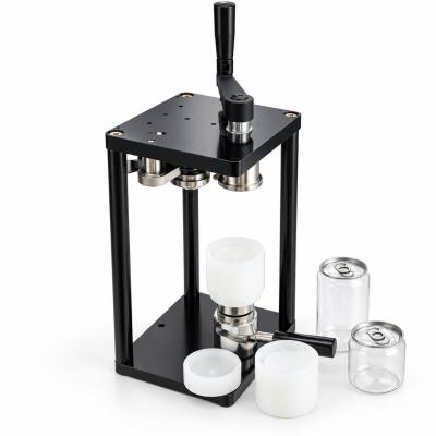 China Manual Can Sealing Machine with Hand-Crank Operation for 45–55mm Sealing Diameter and 45–170mm Container Height for sale